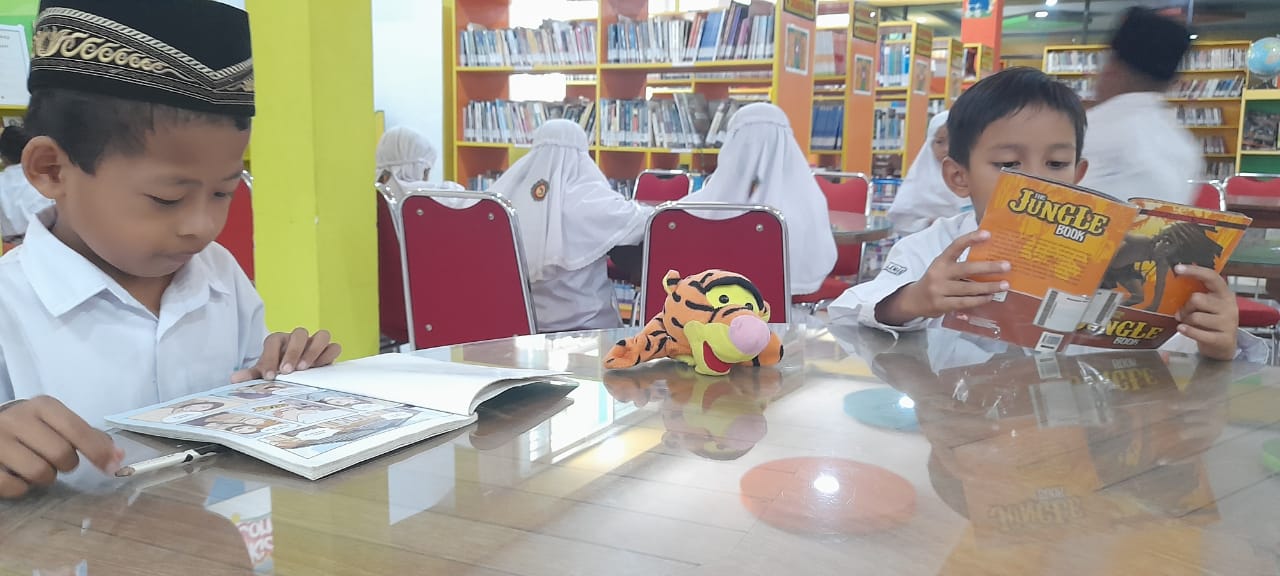 Siswa Siswi Kelas 1 A MIN 1 Sleman Kunjungi Perpustakaan MAN 3 Sleman ...