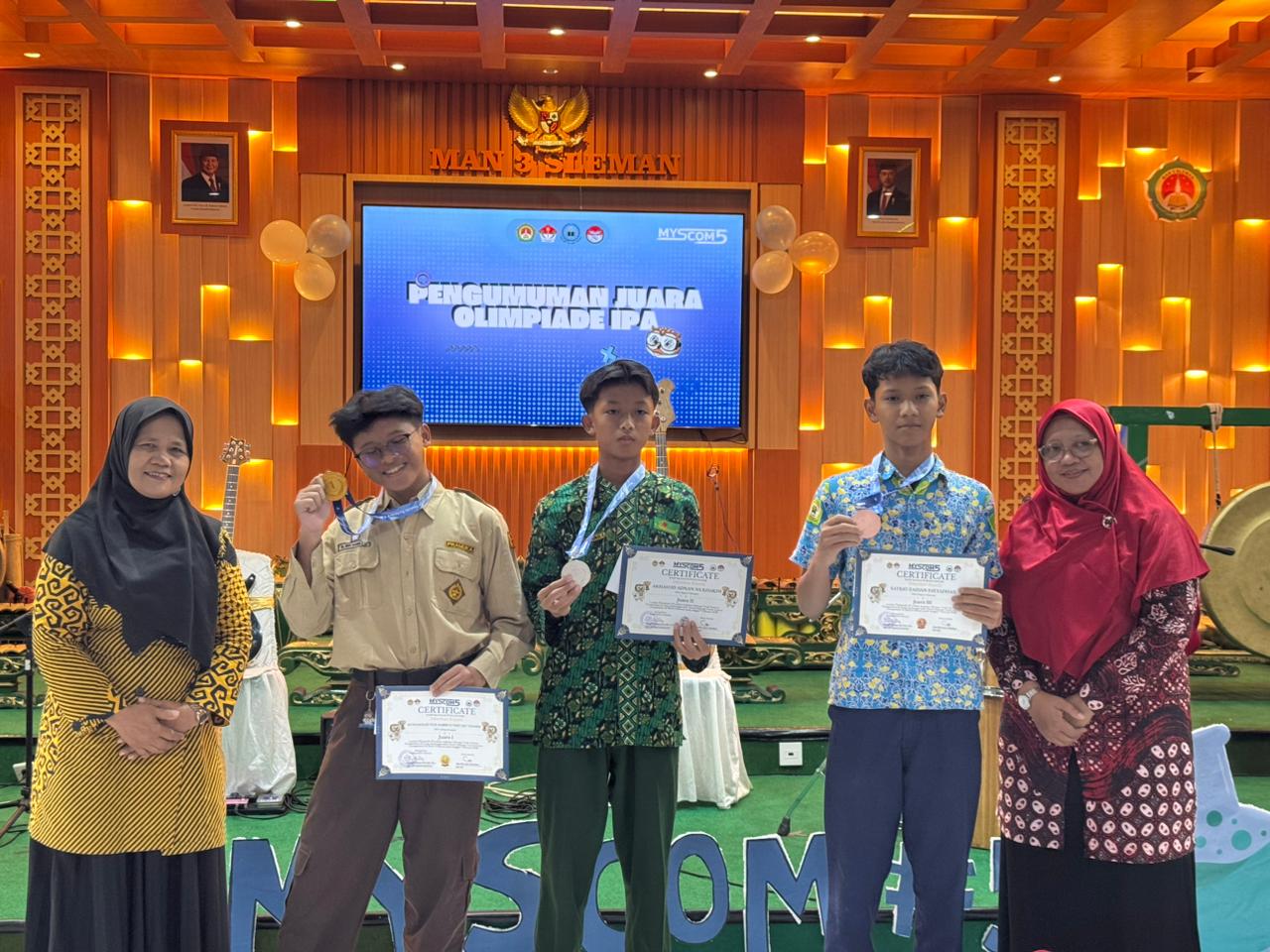 MAN 3 Sleman Announces Winners of MYSCOM #5 2026 - MAN 3 Sleman Yogyakarta